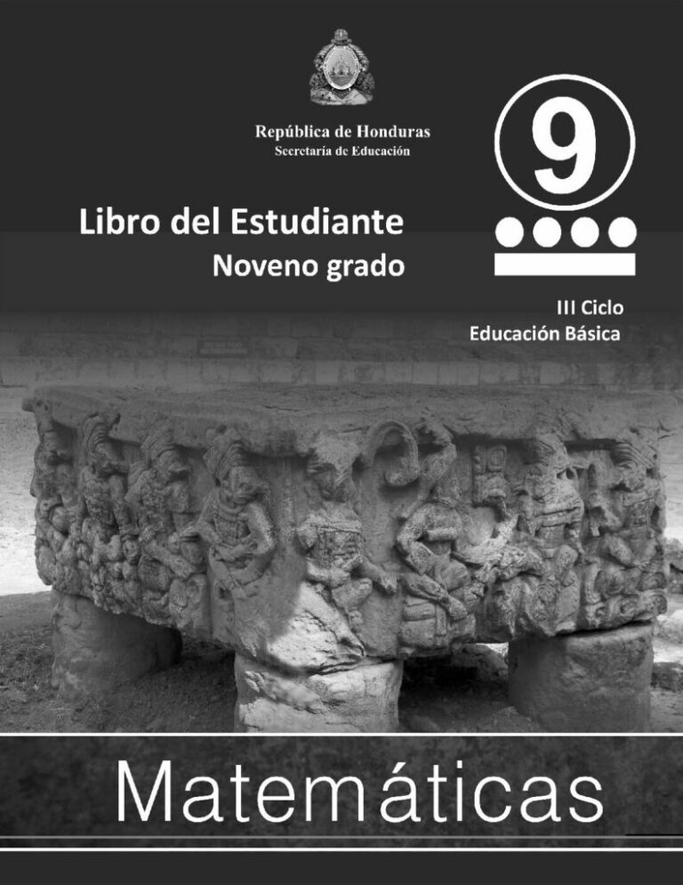 Matemáticas 📖 Libros Honduras